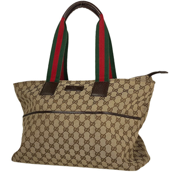 Gucci | Bags | Gucci Gg Pattern Tote Bag Shoulder Bag Gg Brown | Poshmark